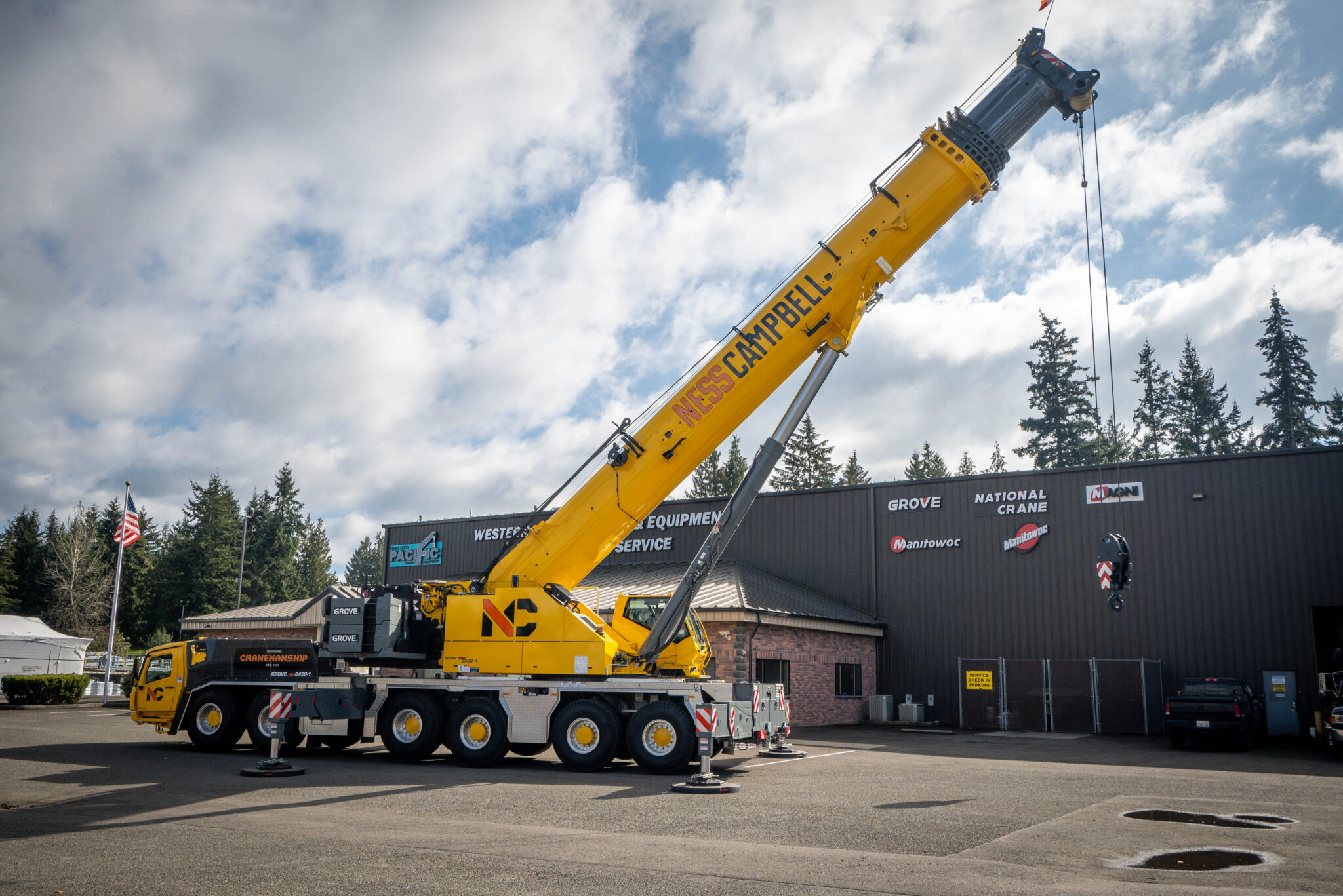 NessCampbell Debuts New Grove GMK6450-1 | Western Pacific Crane & Equipment